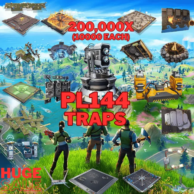 PL144 Traps | 200,000x - Fortnite Game Item - Gameflip