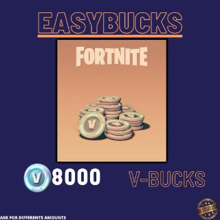 V Bucks Fortnite | 8000 V-Bucks - Game Items - Gameflip