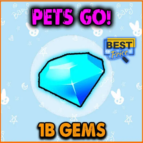 PETS GO 1B GEMS INSTANT DELIVERY - Pets GO Game Item - Gameflip