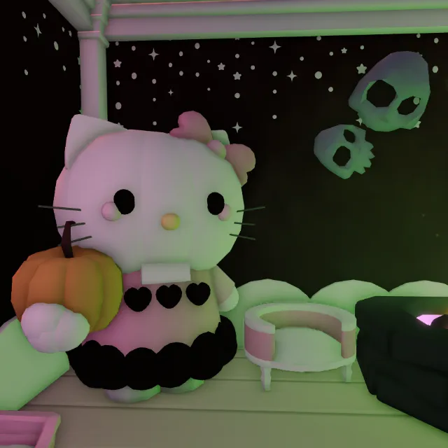 Tiny House Hello Kitty Halloween Farm on Adoptme! - Adopt Me Game Item ...