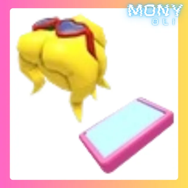 INFLUENCER HAIR + MOBILE PHONE - Adopt Me Game Item - Gameflip