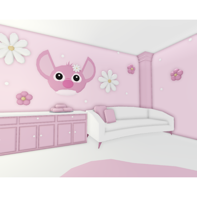 Tiny Preppy House Pink Stitch (Angel) Farm on Adoptme! - Adopt Me Game ...