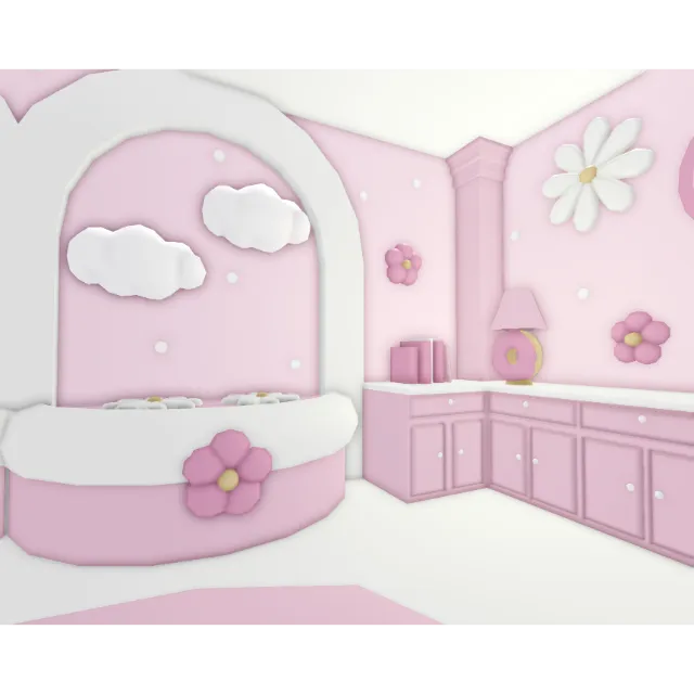 Tiny Preppy House Pink Stitch (Angel) Farm on Adoptme! - Adopt Me Game ...
