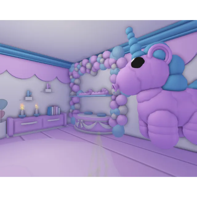 Tiny Preppy House Farm (Decorated Balloon Unicorn) AT ADOPT ME! - Adopt ...