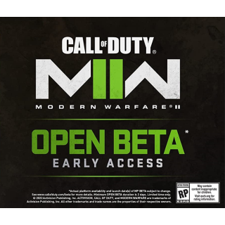 Call of Duty Modern Warfare II - BETA CODE (PLAYSTATION, XBOX, PC ...