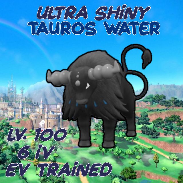 Pokemon | Ultra Shiny Water Tauros - Game Items - Gameflip
