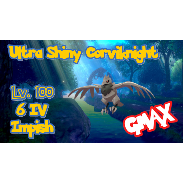 Corviknight | Shiny GMAX Corviknight - Itens de Jogos - Gameflip