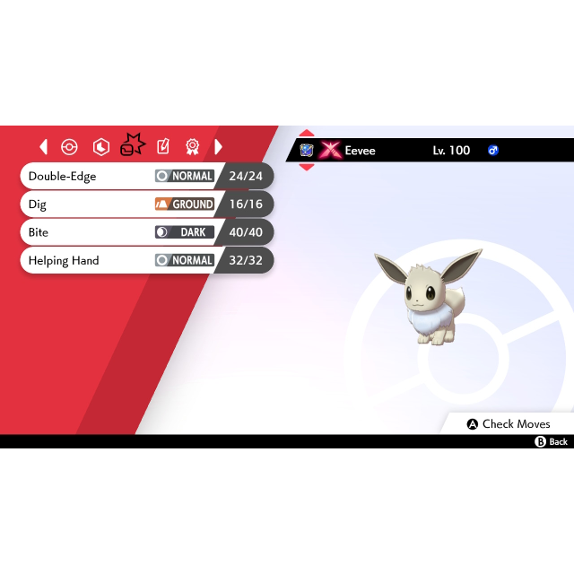 Eevee | Shiny GMAX Eevee - Pokemon Sword & Shield Game Item - Gameflip