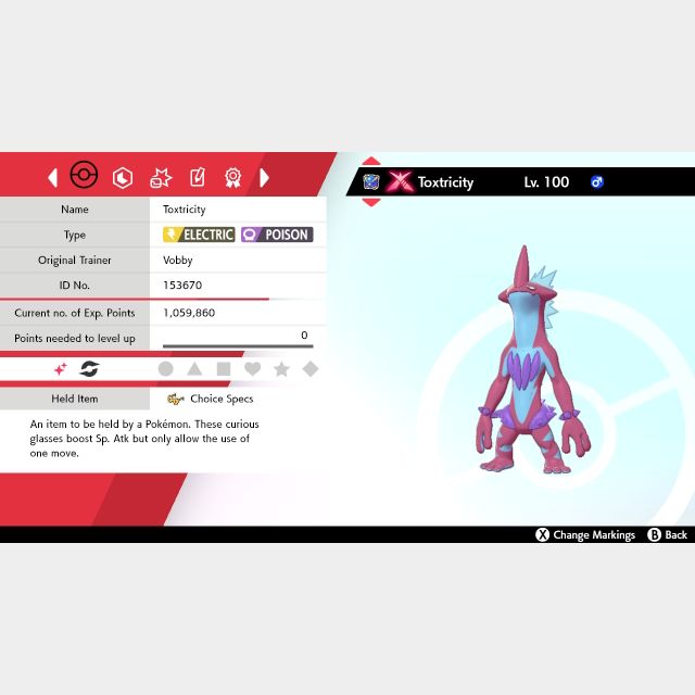 Toxtricity | Shiny GMAX Toxtricity - ゲーム アイテム - Gameflip