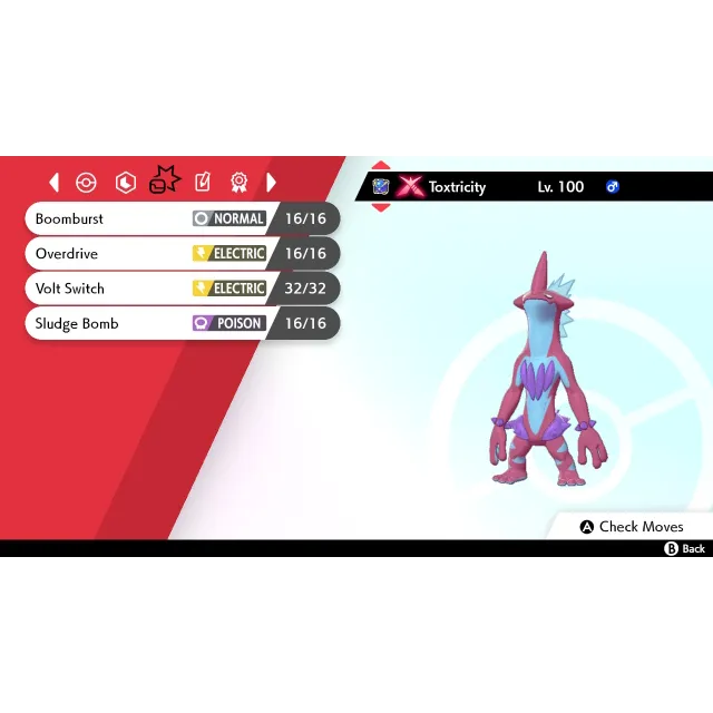 Toxtricity | Shiny GMAX Toxtricity - Pokémon Sword and Shield Game Items - Gameflip