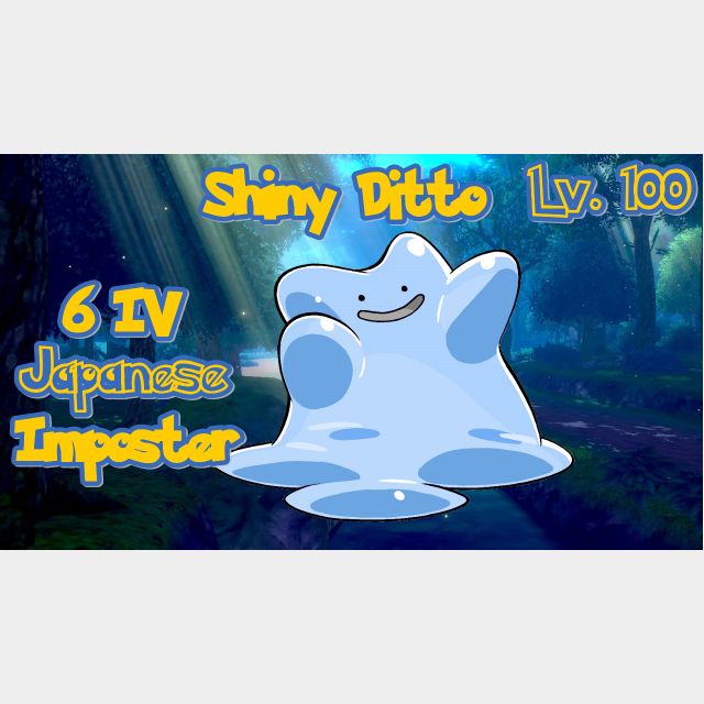 Ditto | Shiny 6 IV HA JPN Ditto - Game Items - Gameflip