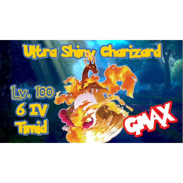 Charizard | Shiny GMAX Charizard - Pokémon Sword and Shield Game Items ...