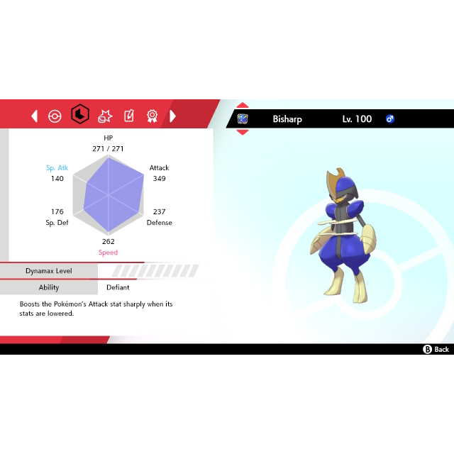 Bisharp | Ultra Shiny Bisharp - Pokemon Sword & Shield Item do jogo ...