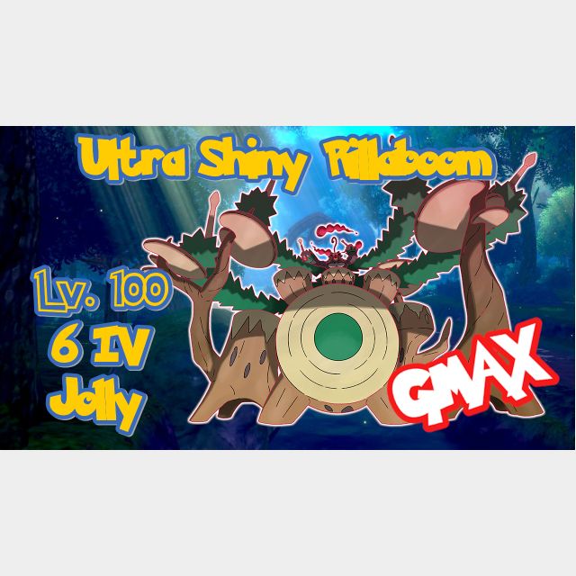 Rillaboom | Shiny GMAX HA Rillaboom - Game Items - Gameflip