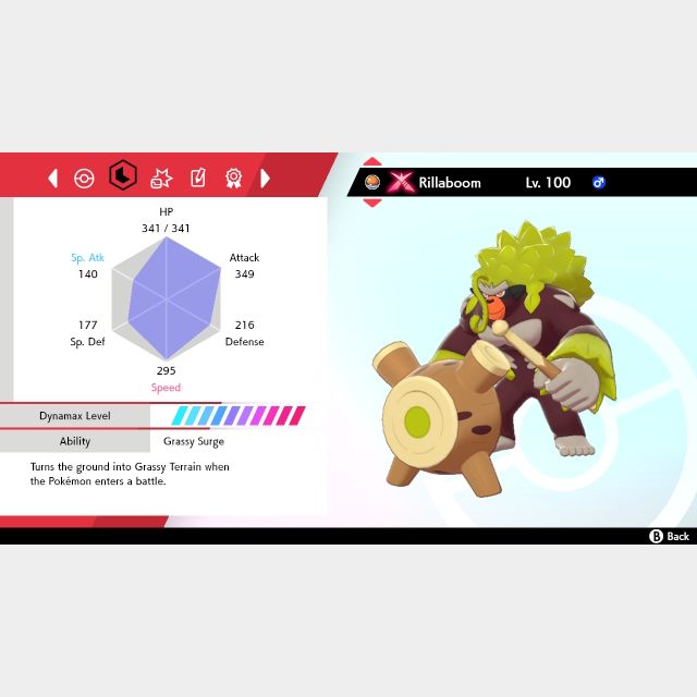 Rillaboom | Shiny GMAX HA Rillaboom - Game Items - Gameflip