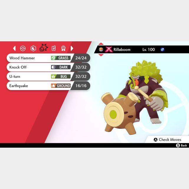 Rillaboom | Shiny GMAX HA Rillaboom - Game Items - Gameflip