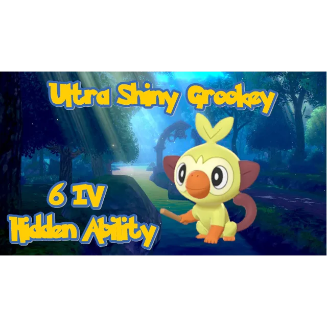 Grookey | Ultra Shiny HA Grookey - Pokémon Sword and Shield Itens de ...