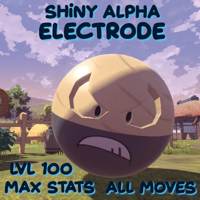 Pokemon | Shiny Alpha Electrode - Pokémon Legends: Arceus Game Items ...