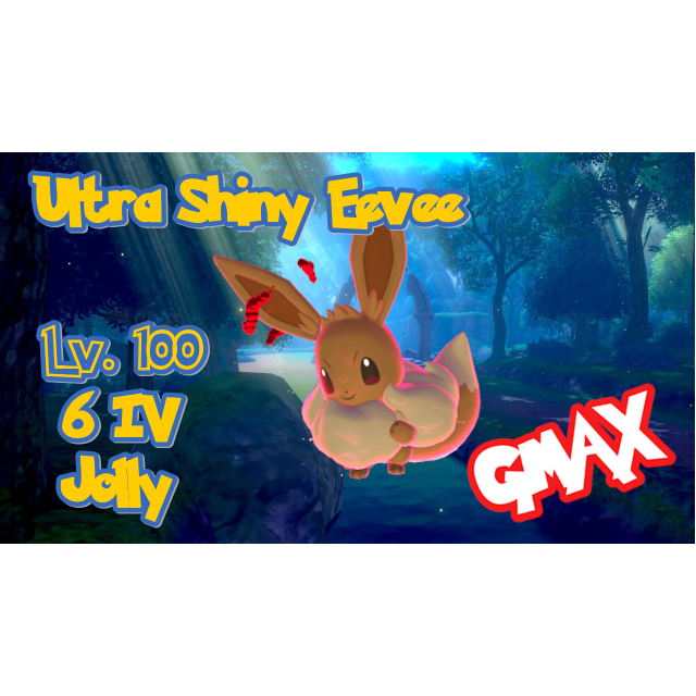 Eevee | Shiny GMAX Eevee - Game Items - Gameflip
