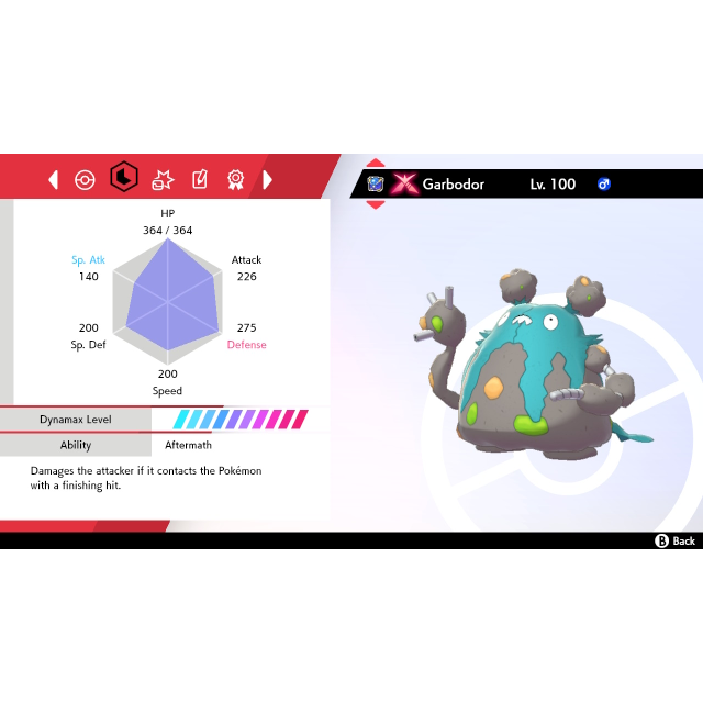 Garbodor Shiny Gmax Garbodor Game Items Gameflip