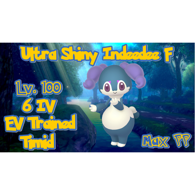 Indeedee | Ultra Shiny Indeedee Fem - Game Items - Gameflip