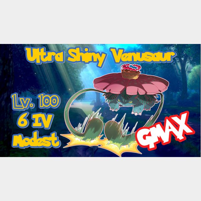 Other | Shiny GMAX Venusaur - Game Items - Gameflip