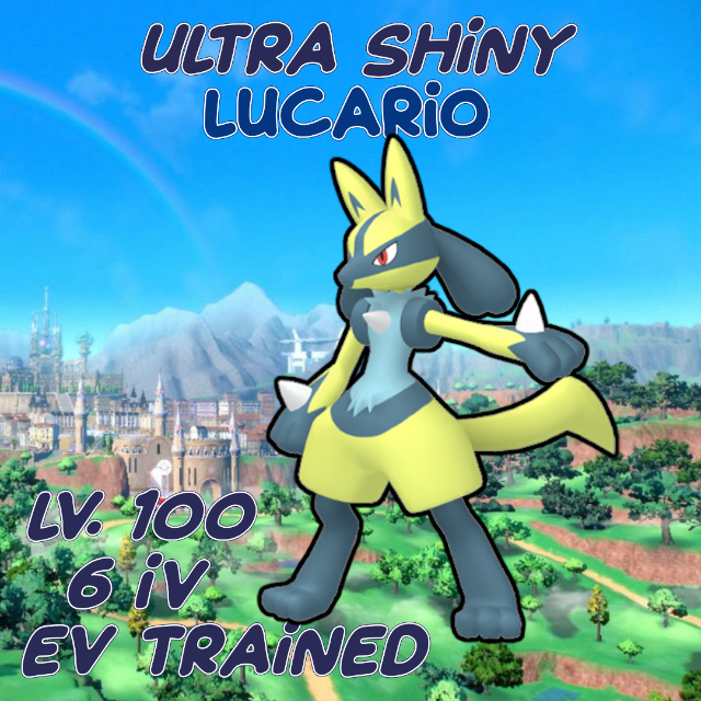 Pokemon | Ultra Shiny Lucario - Game Items - Gameflip