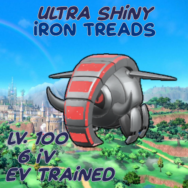 Pokemon | Ultra Shiny Iron Treads - Pokémon Legends: Arceus Game Items ...