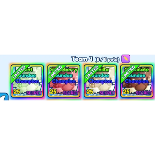 Sundae Champion Bundle | BGSI - Other Game Item - Gameflip