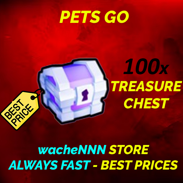 EXCLUSIVE TREASURE CHEST PETS GO - Pets GO Game Items - Gameflip
