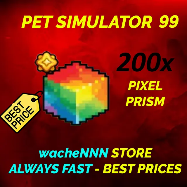 PIXEL PRISM - Pet Simulator 99 Game Item - Gameflip