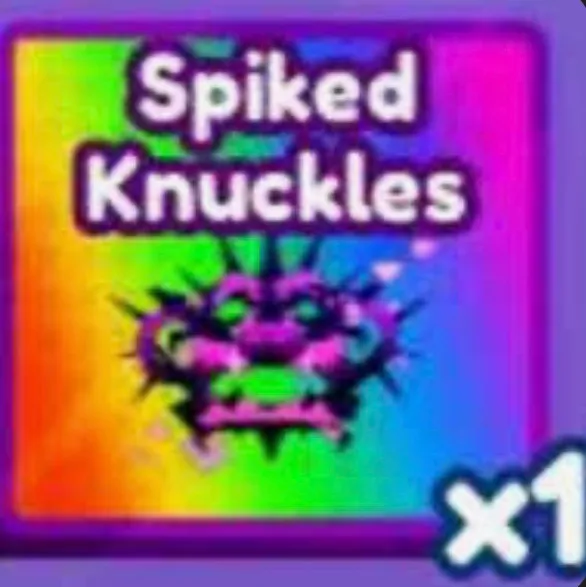 Spiked knuckles - Roblox Game Item - Gameflip