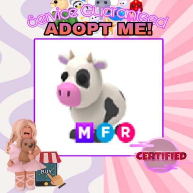 MFR Cow - Adopt Me Game Item - Gameflip