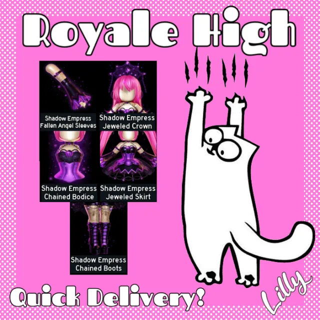 Shadow Empress Set - Royale High Game Item - Gameflip
