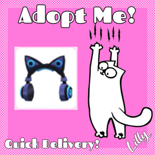 Blue Cat Ear Headphones - Game Items - Gameflip