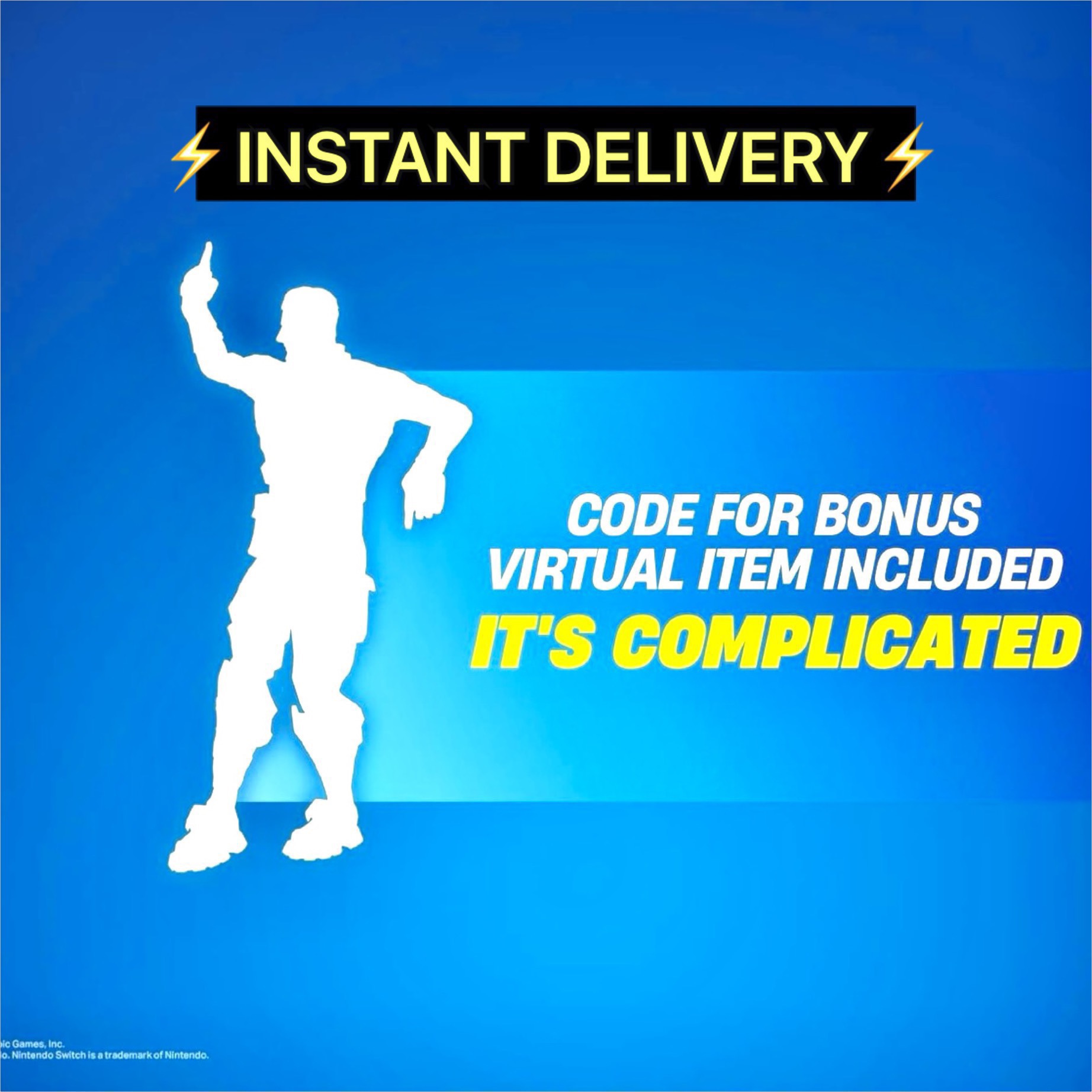 FORTNITE RARE ITS COMPLICATED EMOTE ⚡️INSTANT DELIVERY⚡️ - Other - Gameflip