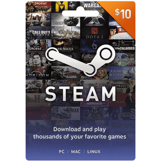 Steam $10 USD Gift Card - Great price! - Steam Gift Cards - Gameflip