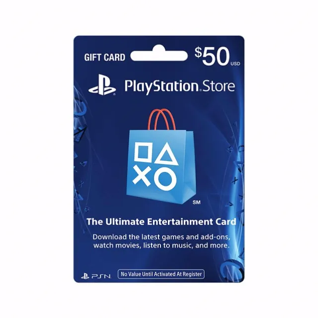 $50 PlayStation Store US - PlayStation Store Gift Cards - Gameflip