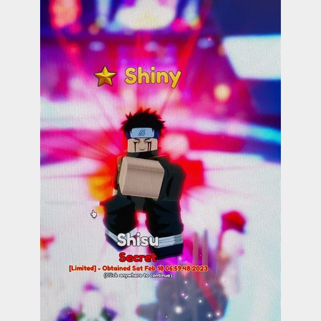 Anime Adventure Unit: Shiny Shisui - Game Items - Gameflip