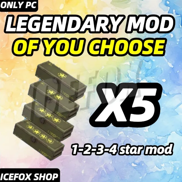 LEGENDARY MOD BOX X5 - Fallout 76 Game Item - Gameflip