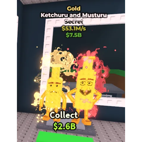 Gold Ketchuru and Musturu - Roblox Game Item - Gameflip