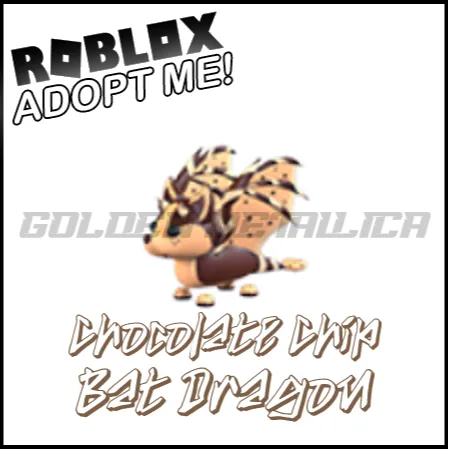 Chocolate Chip Bat Dragon - Adopt Me Game Item - Gameflip