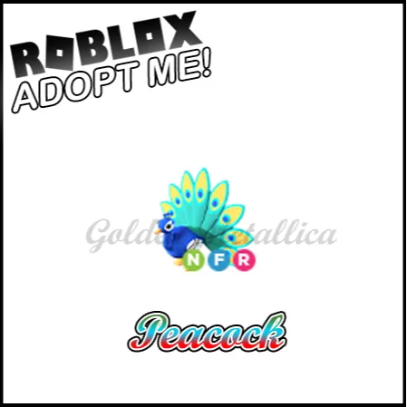 Peacock NFR - Adopt Me Game Item - Gameflip