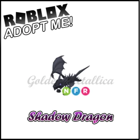 Shadow Dragon NFR - Adopt Me Game Item - Gameflip