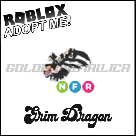Grim Dragon NFR - Adopt Me Game Items - Gameflip