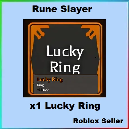 Rune Slayer | Lucky Ring - Other Game Item - Gameflip