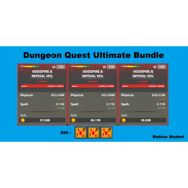Dungeon Quest - Dungeon Quest Game Items - Gameflip