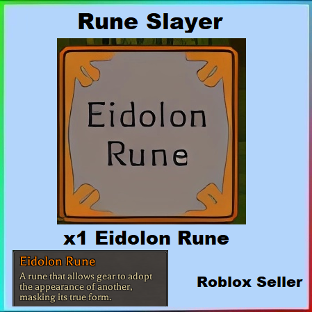 Rune Slayer | Eidolon - Other Game Item - Gameflip