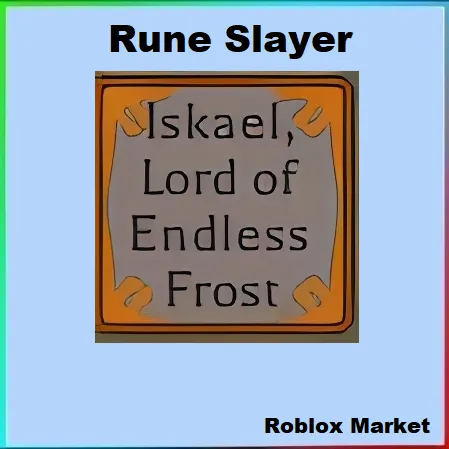 Iskael Rune - Other Game Item - Gameflip