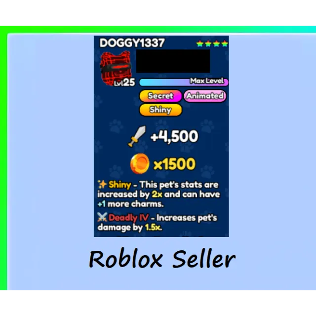 PET CATCHERS | DOGGY1337 - Other Game Item - Gameflip